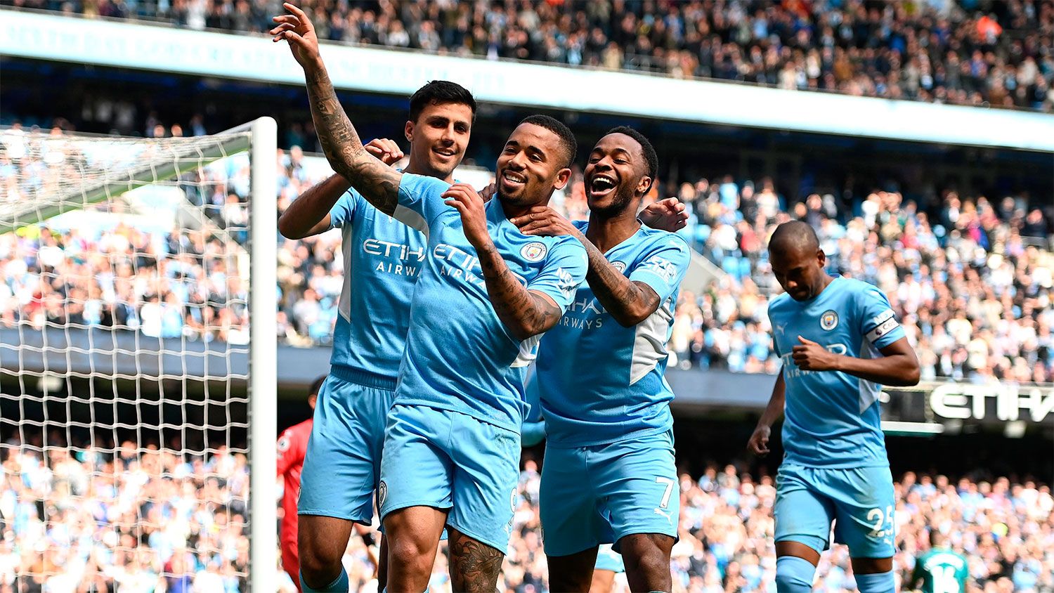 Gabriel Jesús Se Despachó Con Cuatro Goles Y El Manchester City Aplastó